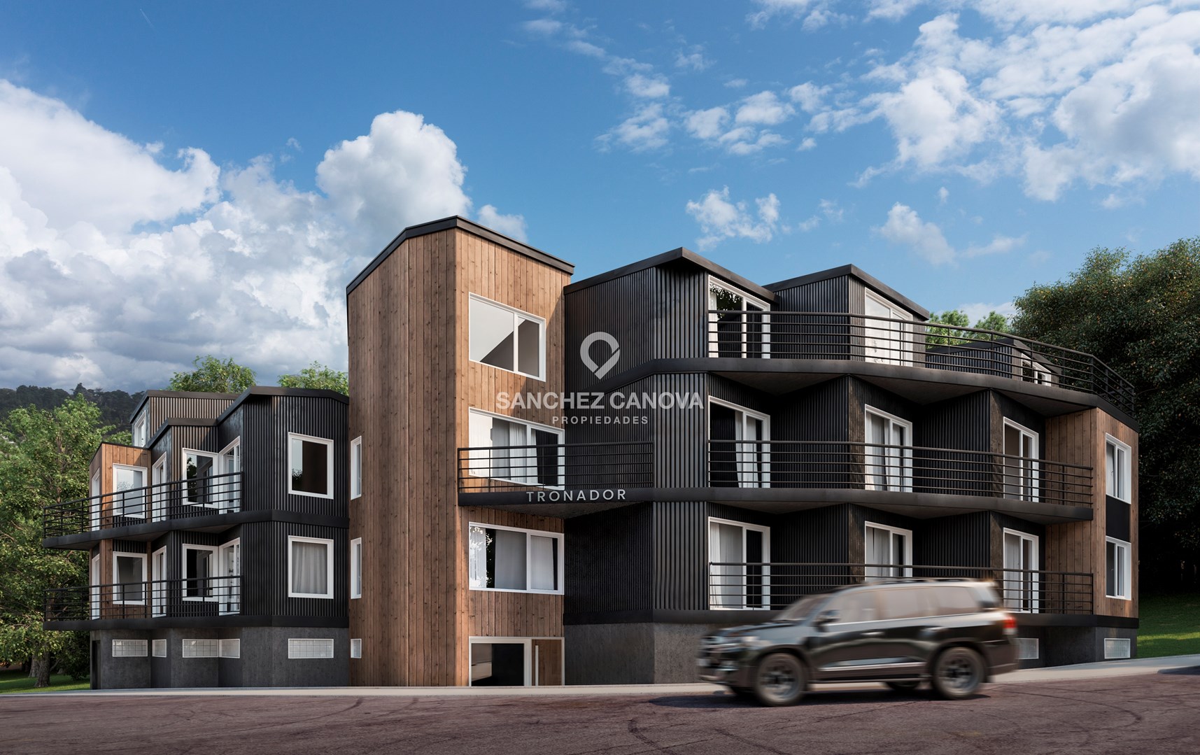 Sanchez Canova Propiedades Edificio Tronador. Jardín Botánico, Bariloche, Patagonia